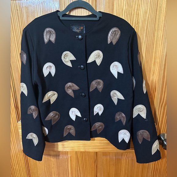 kandar | Jackets & Coats | Vintage Kandar With Leather Fortune Cookie ...